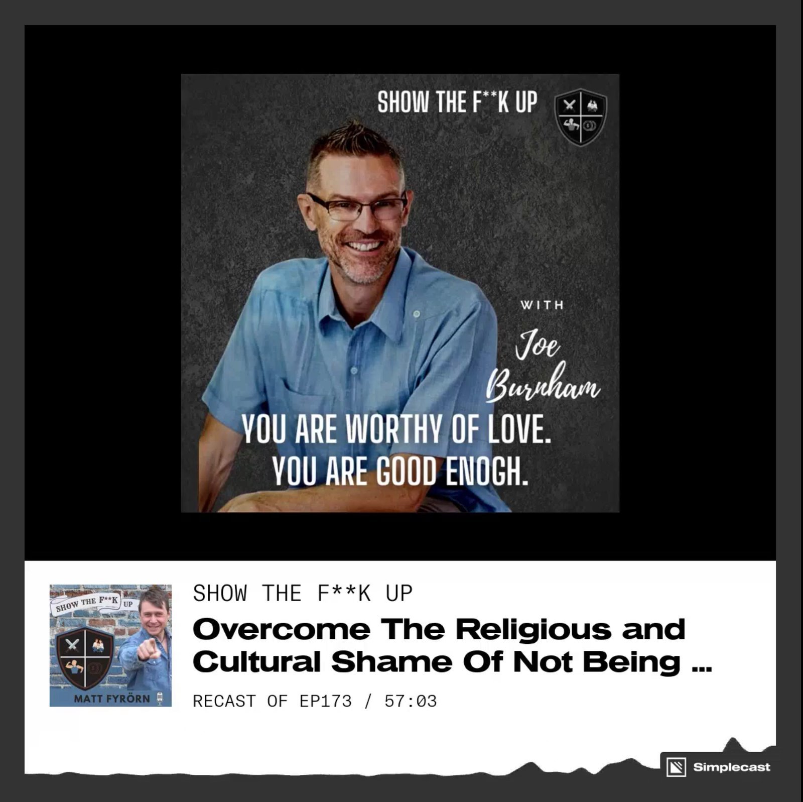 Overcome Religious and Cultural Shame - Dr. Joe